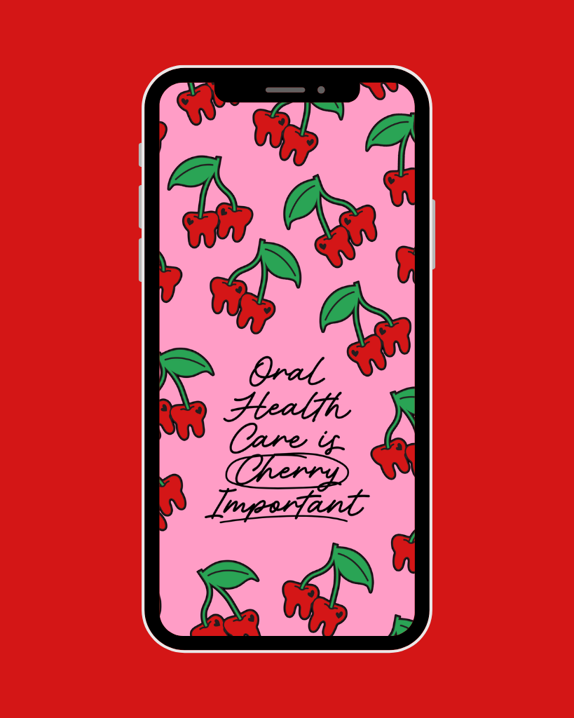 Valentine's Phone Wallpaper | Dental Hygiene Nation