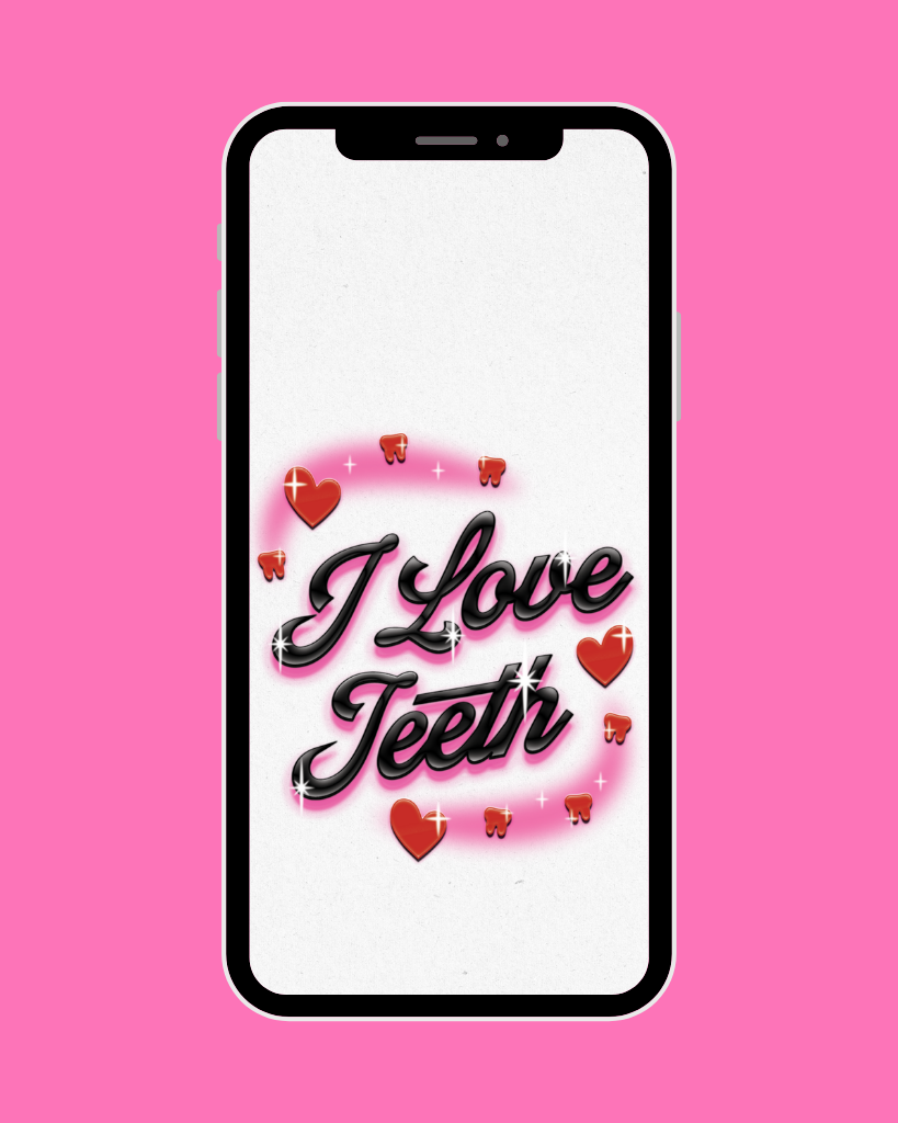 Valentine's Phone Wallpaper | Dental Hygiene Nation