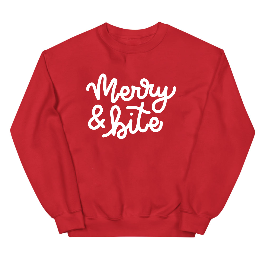 Merry and Bite Sweatshirt | Dental Hygiene Nation