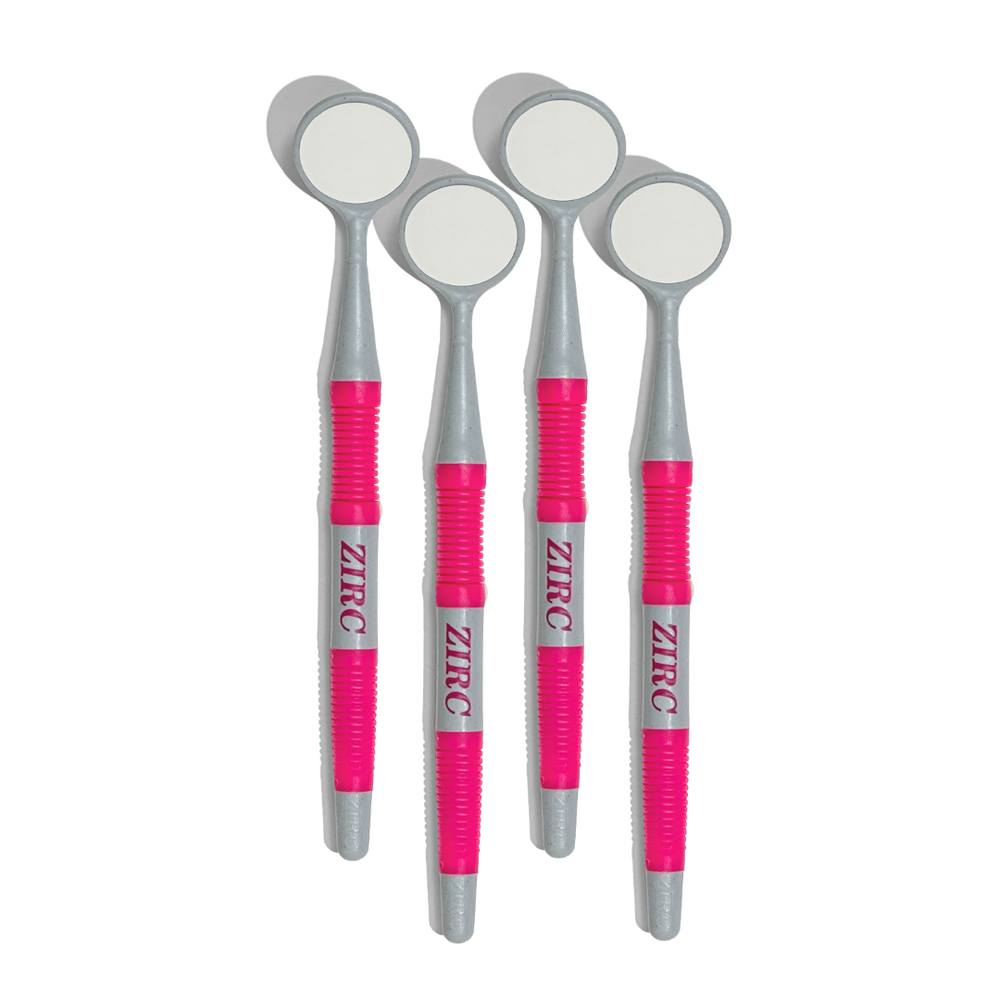 #5 Crystal HD® Mouth Mirror Soft Grip Hot Pink - 4 Pack | Dental ...